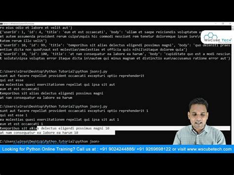 فیلم آموزشی نحوه خواندن و نوشتن فایل Json در پایتون آموزش کامل