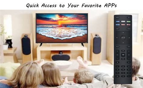 Xrt136 Remote Control Replace Fit For Vizio Tv D24f F1