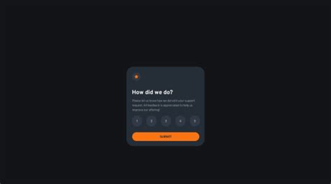 Frontend Mentor Interactive Rating Component Coding Challenge Solution