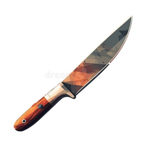 Sharp Steel Blade At The Edge Of Danger Stock Vector Illustration Of Blade Cutting 277740338