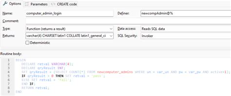 Stored Function Returning The Function Name As The Column Name