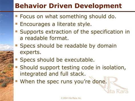 Behavior Driven Development With Rails Ppt