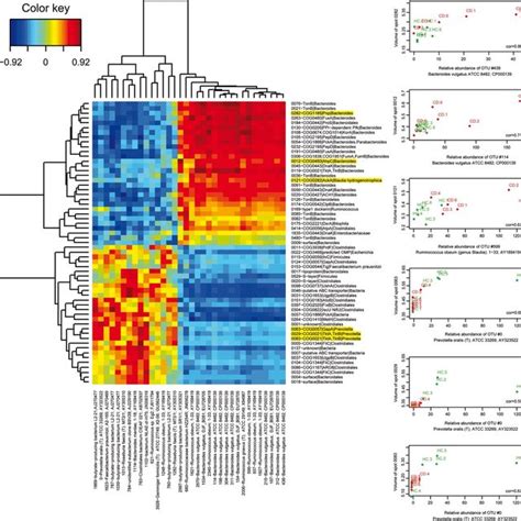 Cluster Heat Map Constructed From The Normalised Volumes Of Spots With Download Scientific