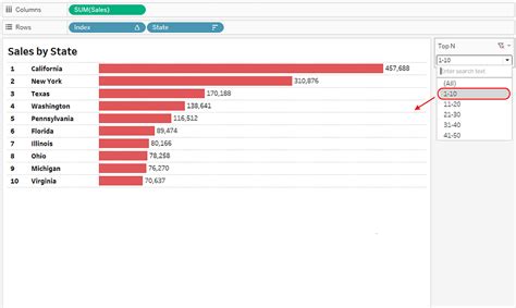 Tableau Tips How To Use Index A Table Calculation To Filter Data