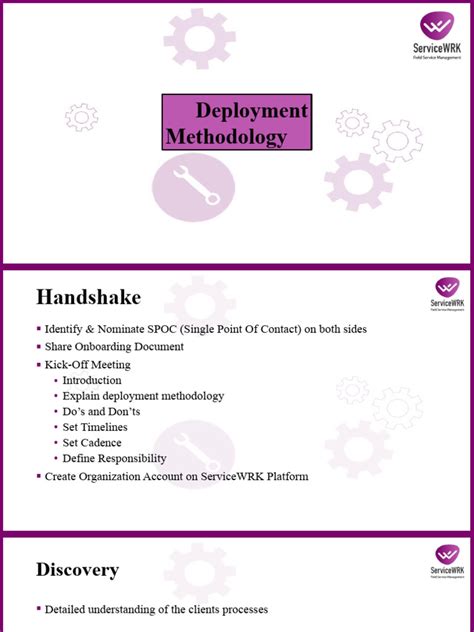 Servicewrk Deployment Methodology Pdf