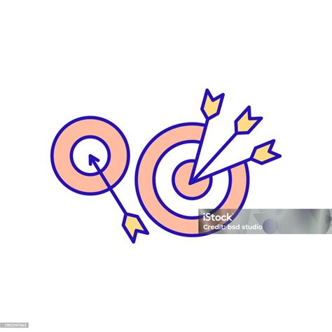 Mismatch Goals Rgb Color Icon Stock Illustration Download Image Now Accessibility