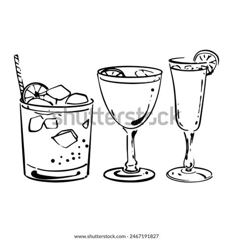 Coctail Glass Over 10736 Royalty Free Licensable Stock Illustrations