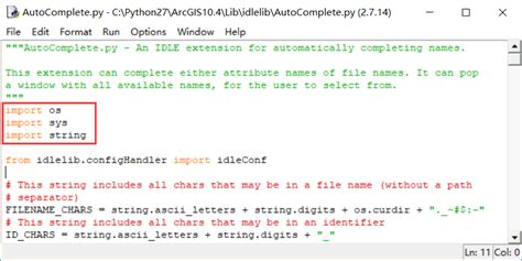 Python Idle 编辑器开启代码自动提示 Lqqgis 博客园