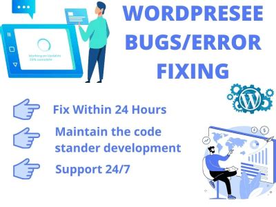 Fixing Wordpress Bugs Errors Or Problems Quickly Upwork