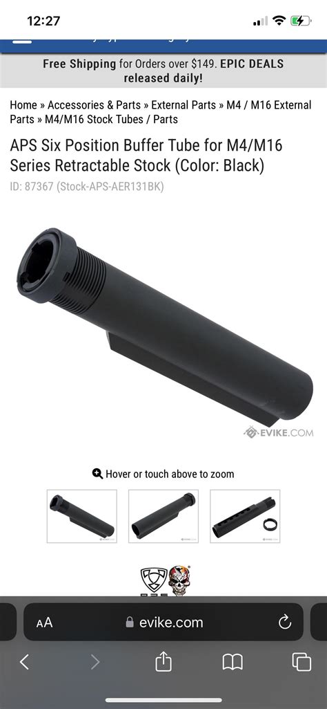 Sa Buffer Tube Swap Rairsoft