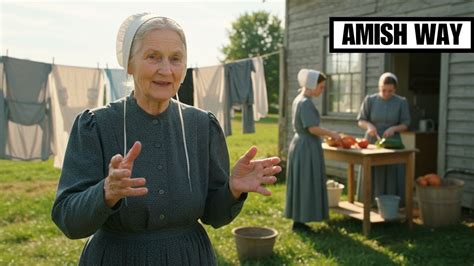 How Amish Newlywed Girls Are Trained For Endless Chores The Amish Way