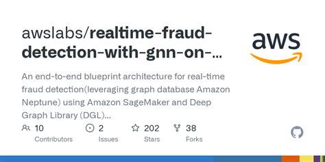Github Awslabs Realtime Fraud Detection With Gnn On Dgl An End To End Blueprint Architecture
