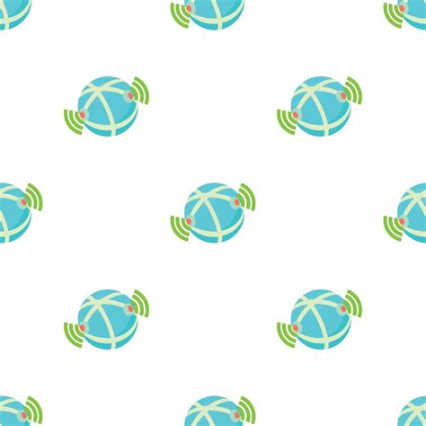 Globe Database Pattern Seamless Vector 15141467 Vector Art At Vecteezy