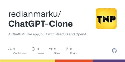 GitHub Redianmarku ChatGPT Clone A ChatGPT Like App Built With ReactJS And OpenAI