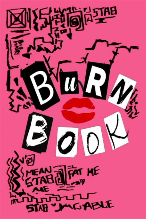 Burn Books Publishing Mean Girls Burn Book Blank Notebook Journal