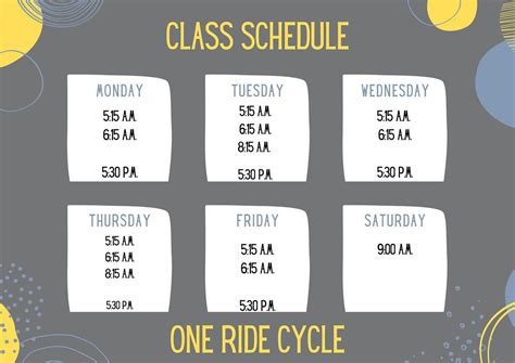 One Ride Cycle Our Schedule Heres How It Works Every Facebook