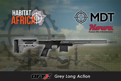 Oryx Grey Howa Long Action Chassis Habitat Africa