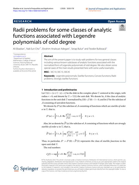 pdf radii problems for some classes of analytic functions associated