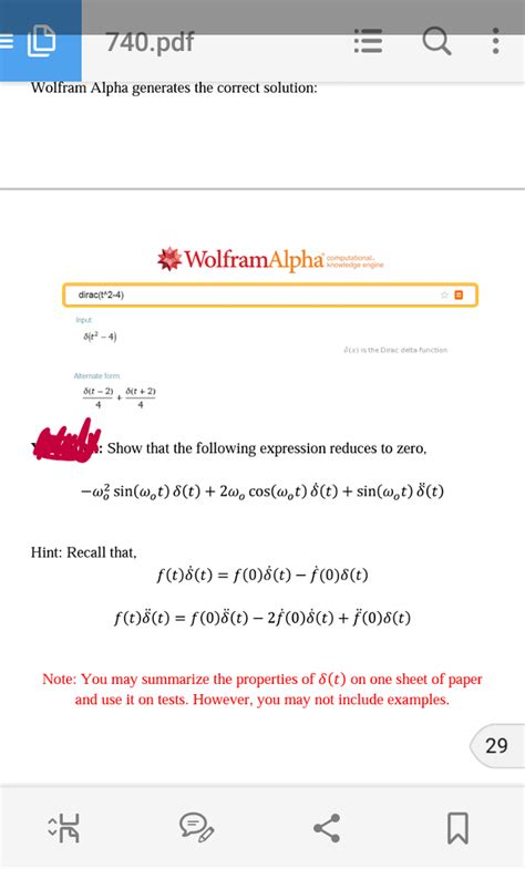 solved wolfram alpha generates the correct solution