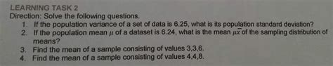 solved learning task 2 direction solve the following