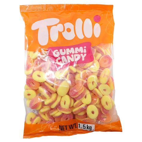 Trolli Peach Rings Candy Lollies Sweets Bulk Pack 15kg Simply For Me