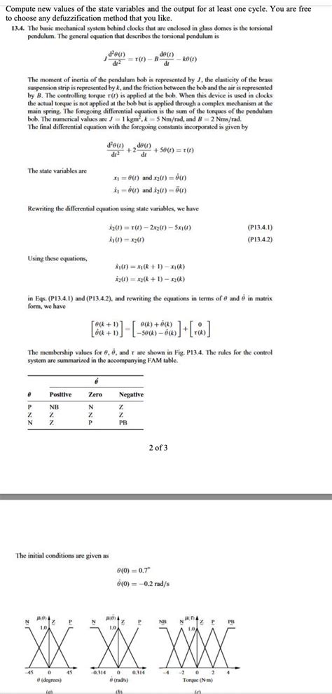 compute new values of the state variables and the