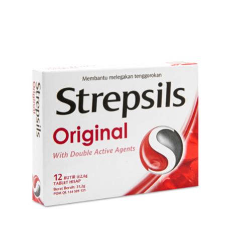 Strepsils Original 12 Tablet Manfaat Kandungan Dosis Dan Efek Samping