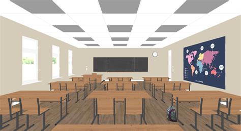 Classroom Ue4 3d Model Cgtrader Classroom Ue4 3d Model Cgtrader