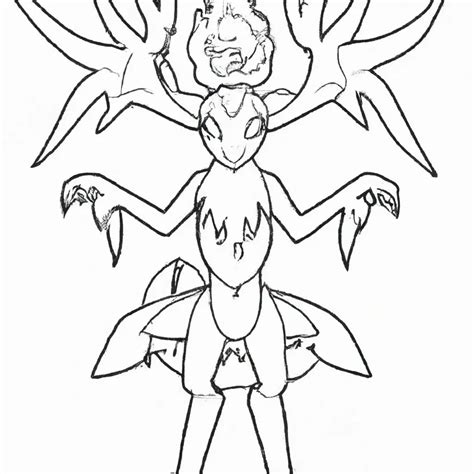 7 Desenhos De Pokémon Xerneas Para Imprimir E Colorir