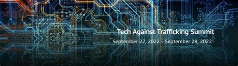 Erika Wennerström And I Will Be Speaking At The First Global Tech Against Trafficking Summit In