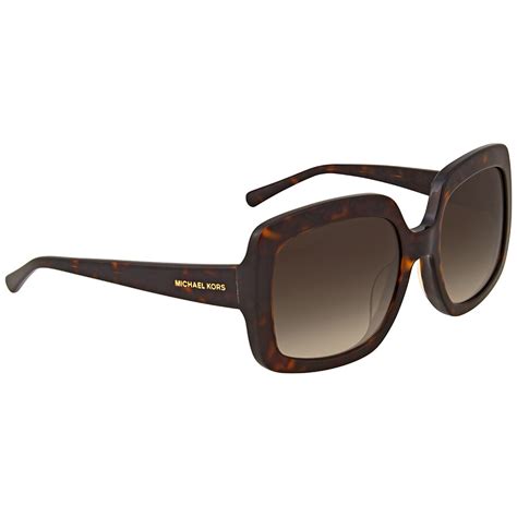 Michael Kors Dark Tortoise Square Sunglasses Michael Kors