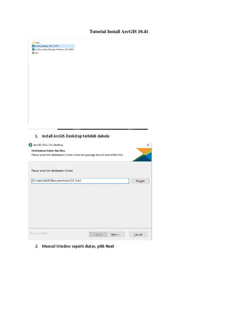 Tutorial Install Arcgis 104 Pdf Komputer Tutorial Install Arcgis 104 Pdf Komputer