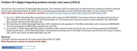 solved problem 15 1 algo ﻿integrating problem bonds