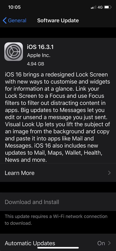 Softwear Update Apple Community