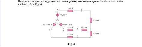 solved determine the total average power reactive power