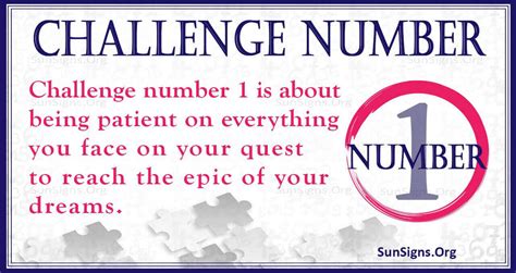 challenge number numerology grasping its influence in your life