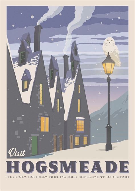 Harry Potter Travel Posters Created By The Seventh Art Shop Artofit