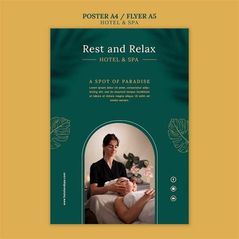 Massage Poster Luxury Psd 4000 High Quality Free Psd Templates For