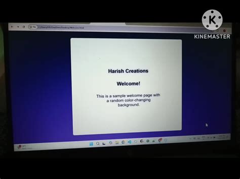 Harish Rameshbabu On Linkedin Welcome Page Using Js