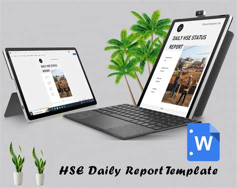 Hse Daily Report Template Health And Safety Hse Manager Safety