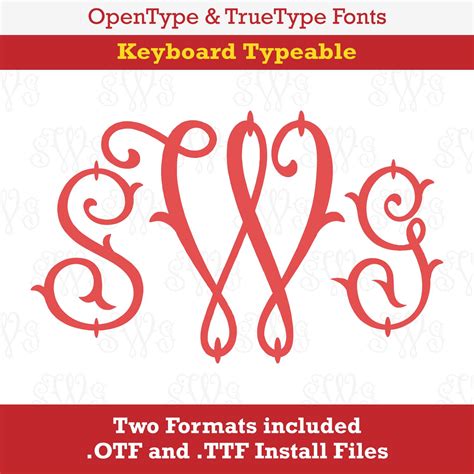 arabesque truetype font keyboard typable you get two file formats