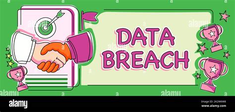 Text Showing Inspiration Data Breach Business Showcase Security