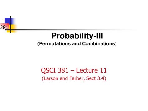 PPT Probability III Permutations And Combinations PowerPoint Presentation ID 1770419