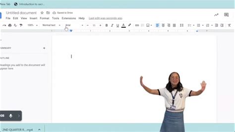 Inserting Table Of Contents In Gdocs Youtube