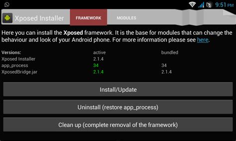 xposed framework tweak your android without flashing roms incpak