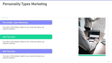 Personality Types Marketing PowerPoint Presentation And Slides PPT
