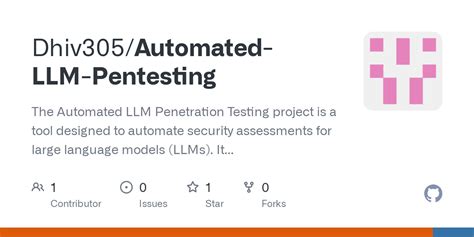 Github Dhiv305automated Llm Pentesting The Automated Llm
