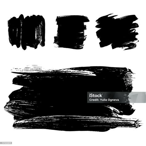 손으로 그린 페인트 잉크 브러시 스트로크 브러시 선 세트 더러운 예술적 디자인 요소 상자 텍스트 프레임 붓놀림에 대한 스톡 벡터 아트 및 기타 이미지 Istock