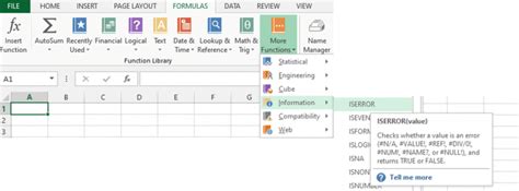 How To Use The Iserror Function In Excel Efinancialmodels