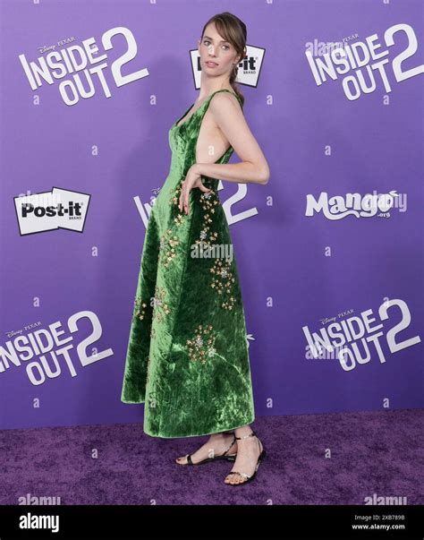 Maya Hawke Arrives At The Disney And Pixars Inside Out 2 World Premiere Held At The El Capitan